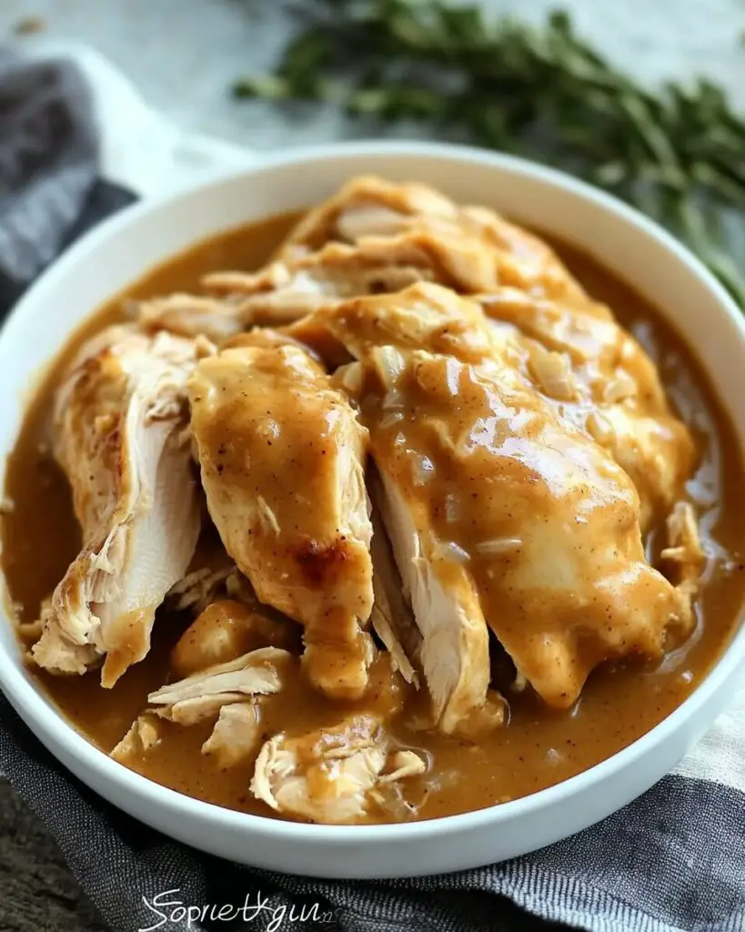 Slow Cooker Chicken and Gravy