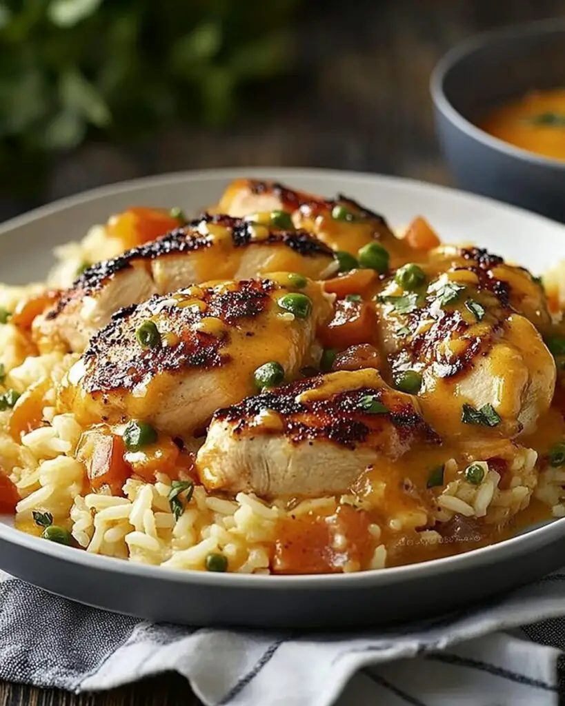 Smothered Chicken and Rice