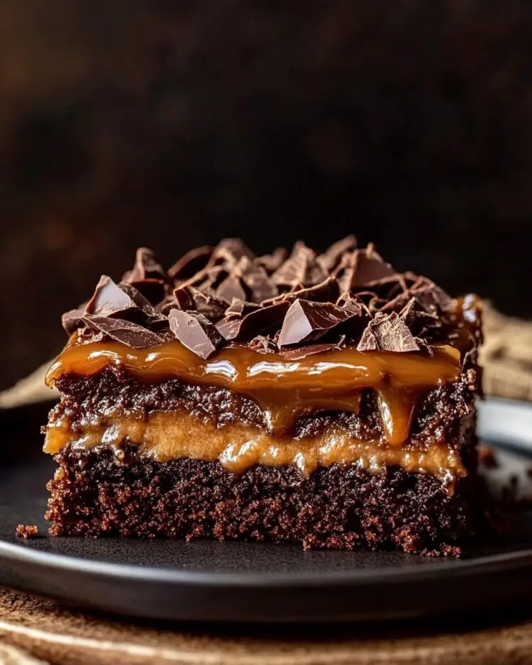 Chocolate Caramel Dump Cake