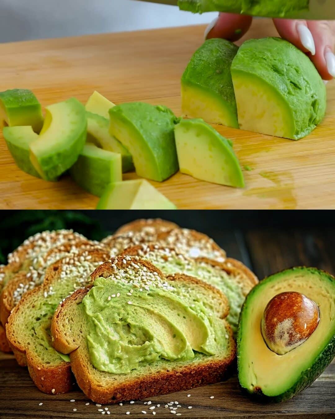 Golden Avocado Sheet Bread with Sesame