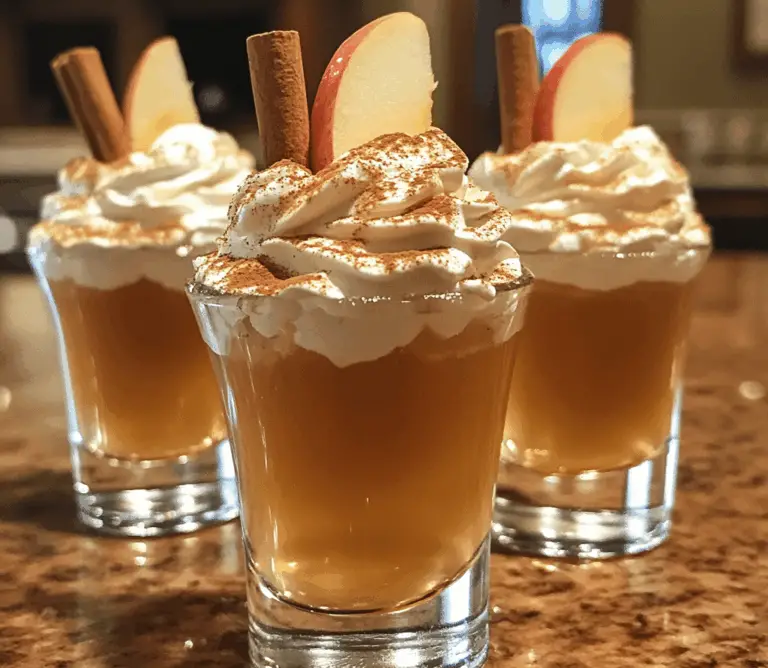 Caramel Apple Fireball Shots : The Ultimate Adult Treat