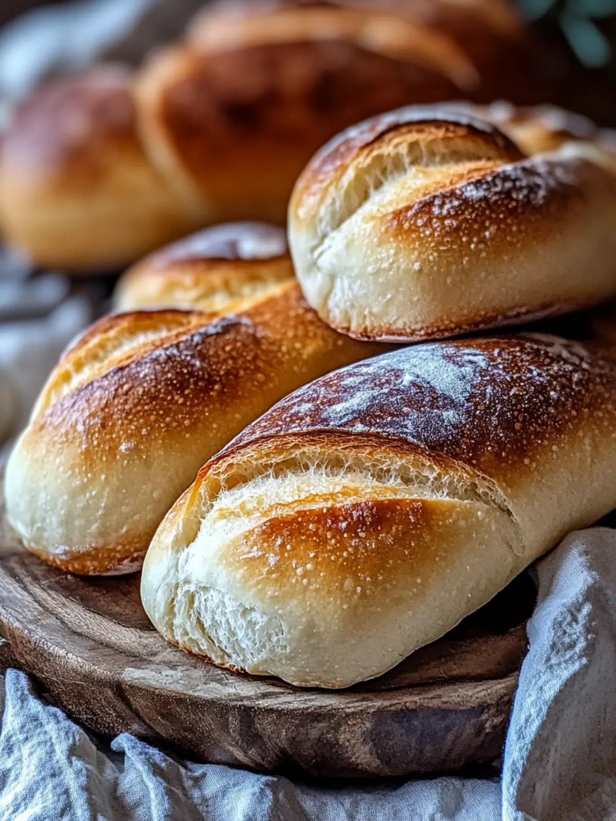 Irresistible Crusty Chewy French Bread Rolls: Artisan Perfection