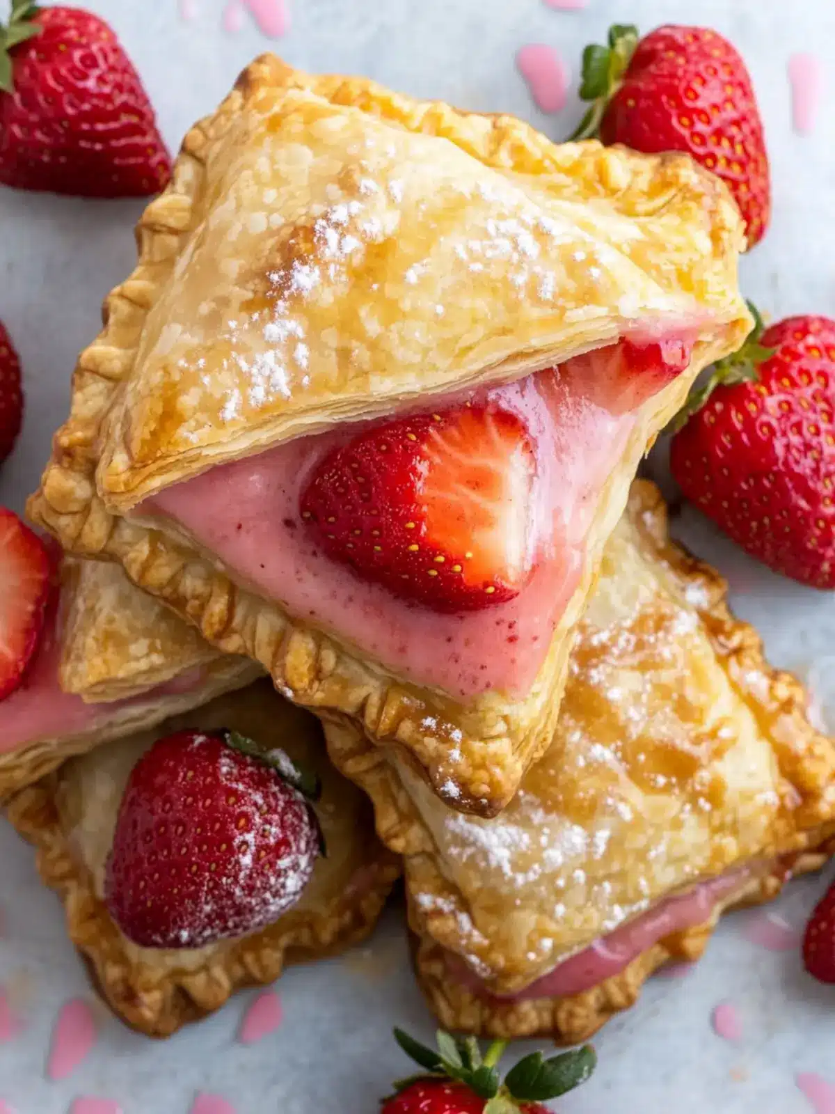 Irresistible Homemade Strawberry Pastry Hand Pie Treats
