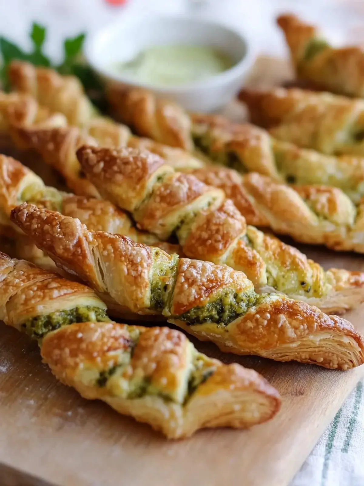 Irresistible Gluten Free Cheese and Pesto Straws for Snacking
