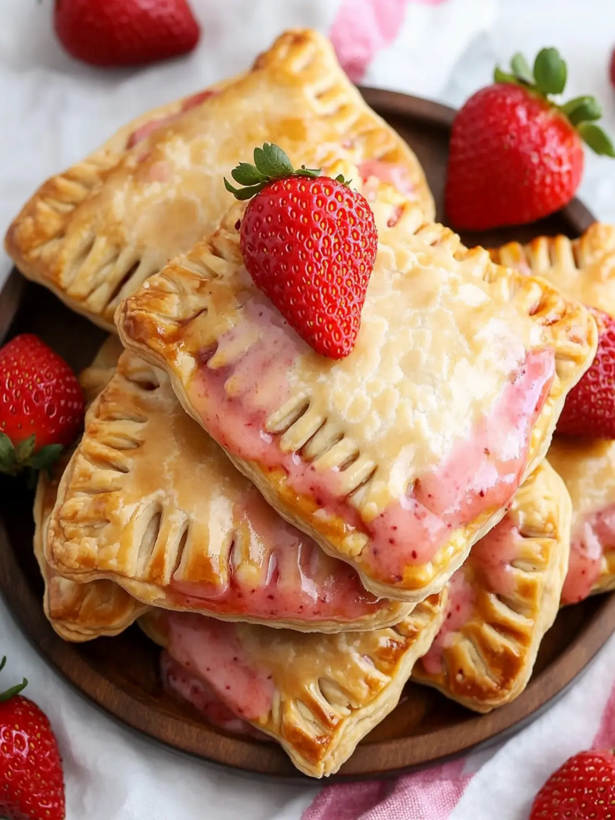 Irresistible Homemade Strawberry Pastry Hand Pie Treats