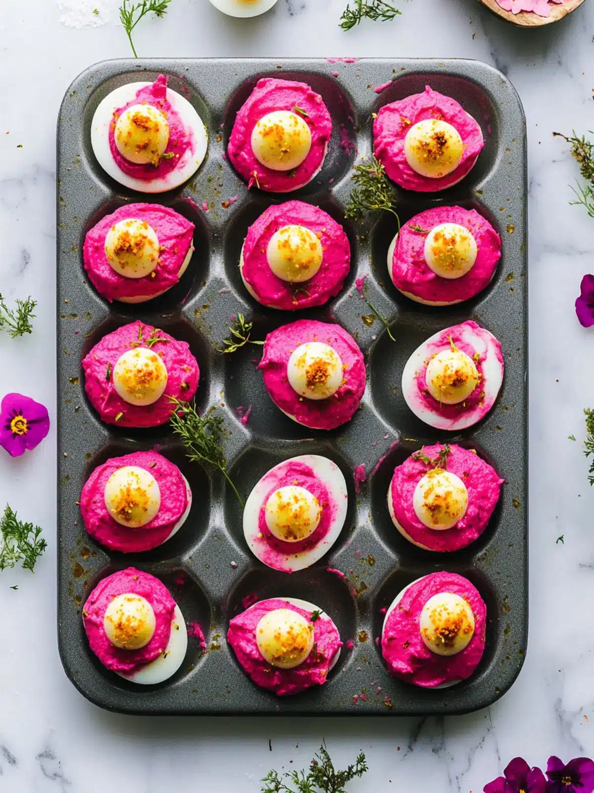 Ultimate Beet-Dyed Deviled Eggs: Delicious Easter Delight